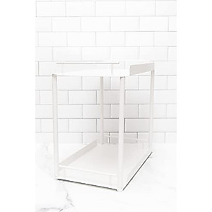 Buzzelli Company 2-Tier Standing Rack Countertop Storage Shelf, Organizer Holder