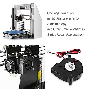 AiTrip 2Pcs 12V DC Brushless Blower Cooling Fan 50x50x15mm Fans for 3D Printer Humidifier Aromatherapy and Other Small Appliances Series Repair Replacement