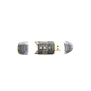 SANOXY 4 in 1 Mini USB 2.0 Memory Card Reader Writer SD MINISD MMC Mobile RSMMC - Compatible with Sony, SanDisk, Toshiba, Lexar