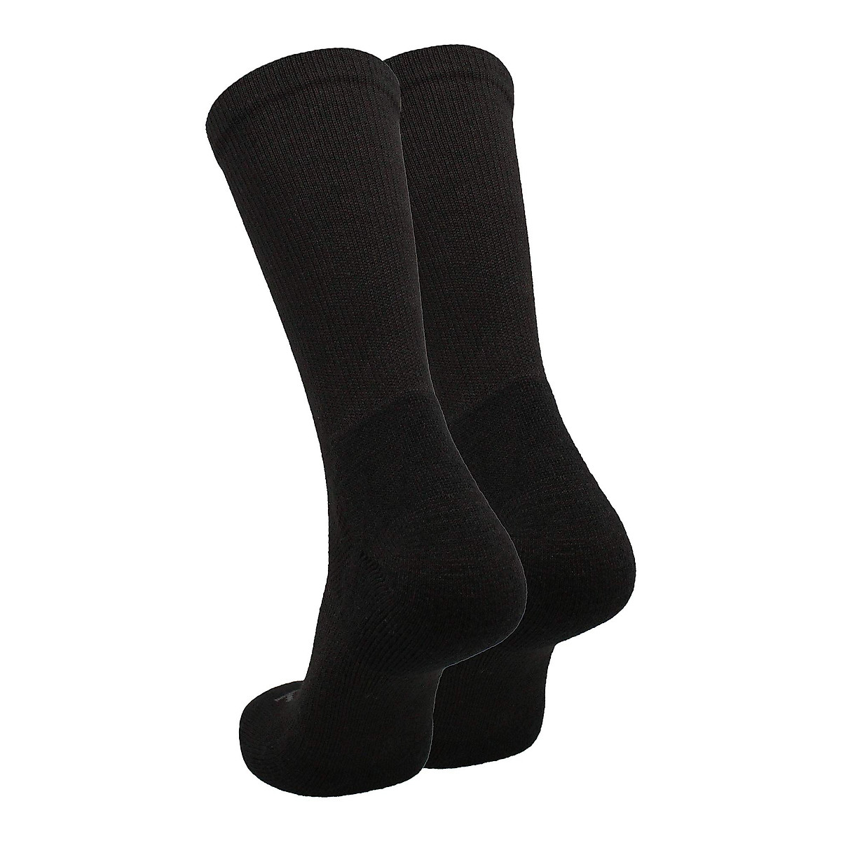 TCK Blister Resistance Crew Socks (Black, Large)