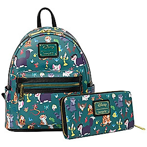 Loungefly Disney Mini Backpack Princess Sidekicks All Over Print Shoulder Bag