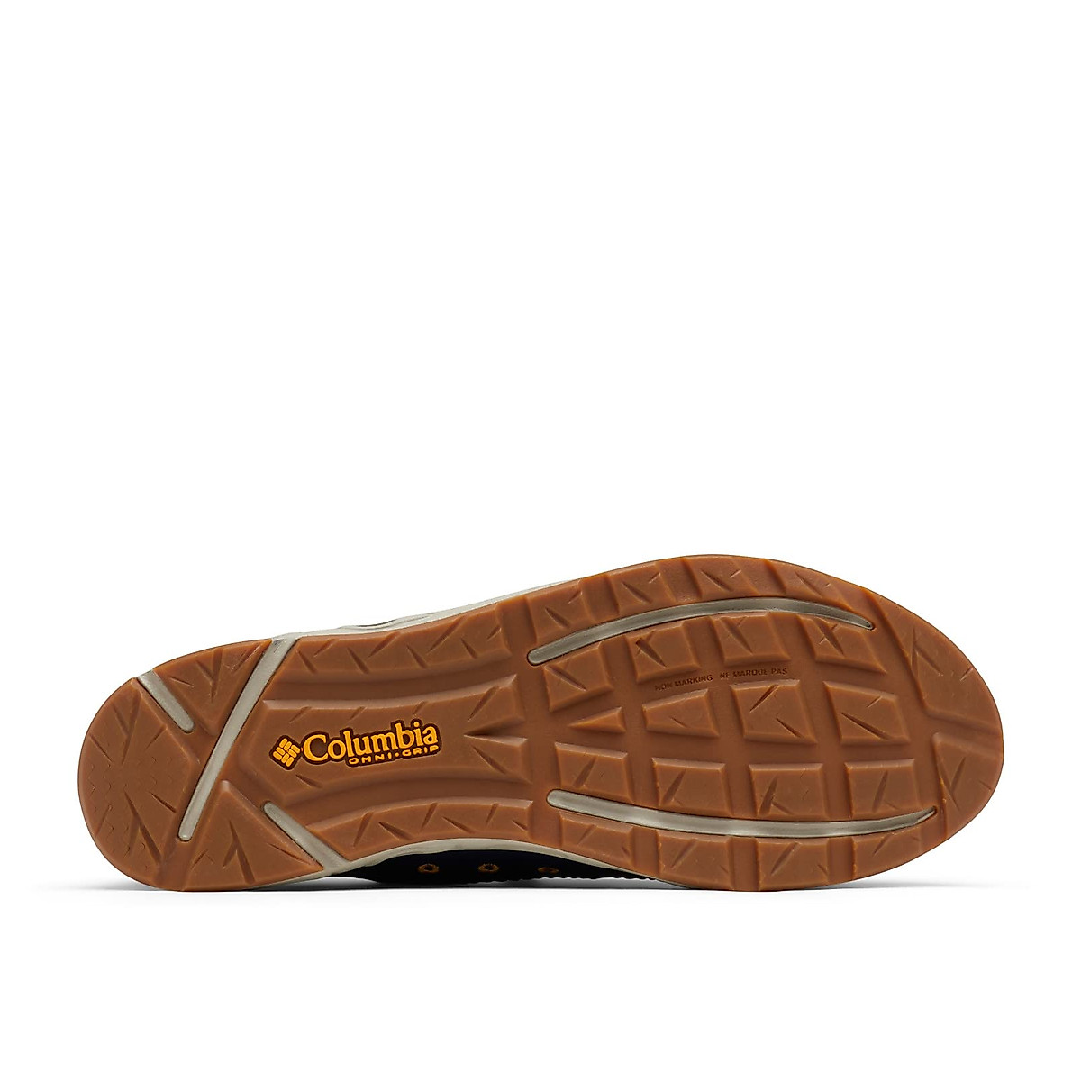 Columbia Men's Bahama Vent Relaxed PFG, Collegiate Navy/Mango, 10.5