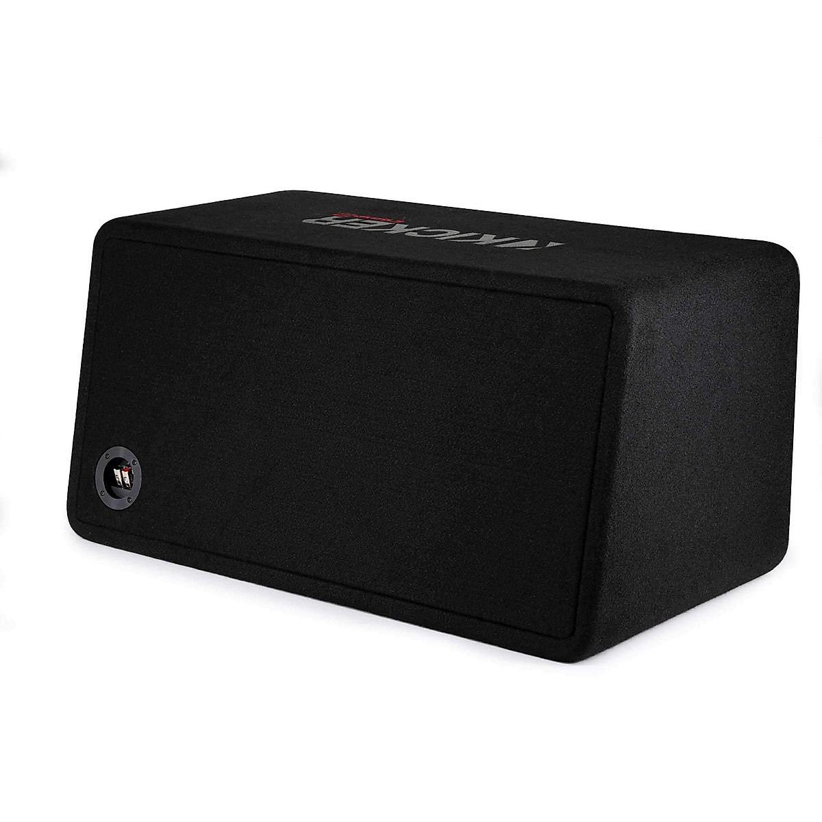 Kicker Comp R 12 Inch Dual Subwoofer in Vented Enclosure Package with 46CXA8001 Amplifier and Wire kit
