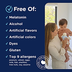 Mommy's Bliss Organic Baby Bedtime Drops + Overnight Immunity Support*, Promotes Restful Night, Melatonin Free, Age 4 Month+, 2 Fl Oz