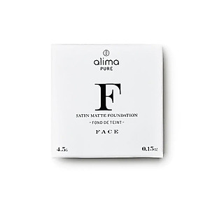 Alima Pure Matte Foundation Loose Mineral Powder Foundation Makeup, Loose Powder Makeup Oil Free Talc Free Powder, Natural Makeup Mineral Foundation Full Coverage Natural Foundation Powder .15 oz/4.5g