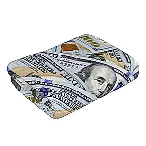 Us Bill Dollars Money Towels Decorations Face Towel Absorbent Guest Towel Portable Kitchen Tea Towels Multipurpose for Bathroom, Hotel, Gym and Spa