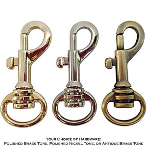 5/8” Cognac Brown Adjustable Replacement Cross Body Handbag Purse Strap (5/8" Cognac Brown/Nickel Tone)