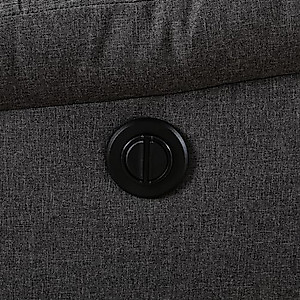 IULULU Electric Power Recliner Chair for Living Room Single Home Theater Seating Sofa Easy Lounge with Soft Padded Headrest and Armrest, Grey