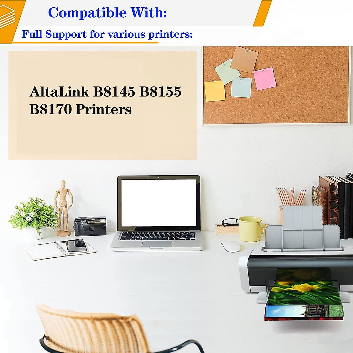 LISTWA Compatible Replacement for Xerox AltaLink B8145 013R00686 Drum Unit Work with AltaLink B8145 B8155 B8170 Printer 1 Cyan