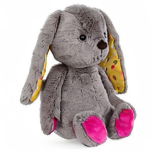 B. toys- B. softies- 12" Plush Bunny- Huggable Stuffed Animal Rabbit Toy- Soft & Cuddly Plush Bunny – Washable – Newborns, Toddlers, Kids- Happy Hues- Sprinkle Bunny - 0 Months +
