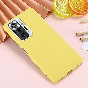 Case for Xiaomi Redmi Note 10 Pro Max, Liquid Silicone Protective Phone Case for Xiaomi Redmi Note 10 Pro Max with Silicone Lanyard, Slim Thin Soft Shockproof Cover for Xiaomi Redmi Note 10 Pro Max