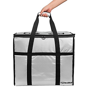 Homevative Locking Home Delivery Bag for Groceries, Packages, Food Delivery, etc. 2 Combination Locks included