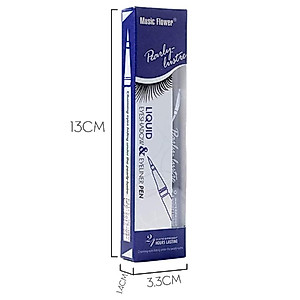 Eyeliner Pencil Eye Liner Pen Green Liquid for Women Girl Matte Long Lasting Professional Smudge Proof and Waterproof Natural Perfect Eye Makeup with Non-dizzy Dyeing (Green)