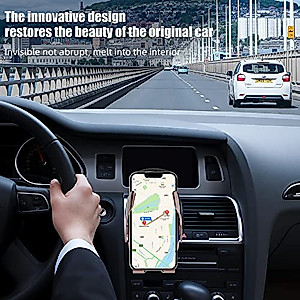 GTIMLMC Wireless Car Charger Vent Mount Qi 15W Fast Charging 360° Rotating Auto Clamping Phone Holder Suitable for iPhone 13/12/11/ Pro/Max/X/XS/XR/8/8P Samsung S22/S21 +/S20/S10/S9/S8/Note 20/10/9/8