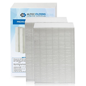 Altec Filters HEPA Premium Quality Replacement Filters Compatible with HPA200 Filter R Air Purifier, 2 Pack Fits HPA090, HPA100, HPA200, HPA300 HW HRF-R2 (HRF-R2 2 Pack)