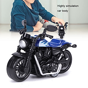 Motorbike Model, Alloy Small Motorcycle Model Pull Back Car Model Cake Ornaments