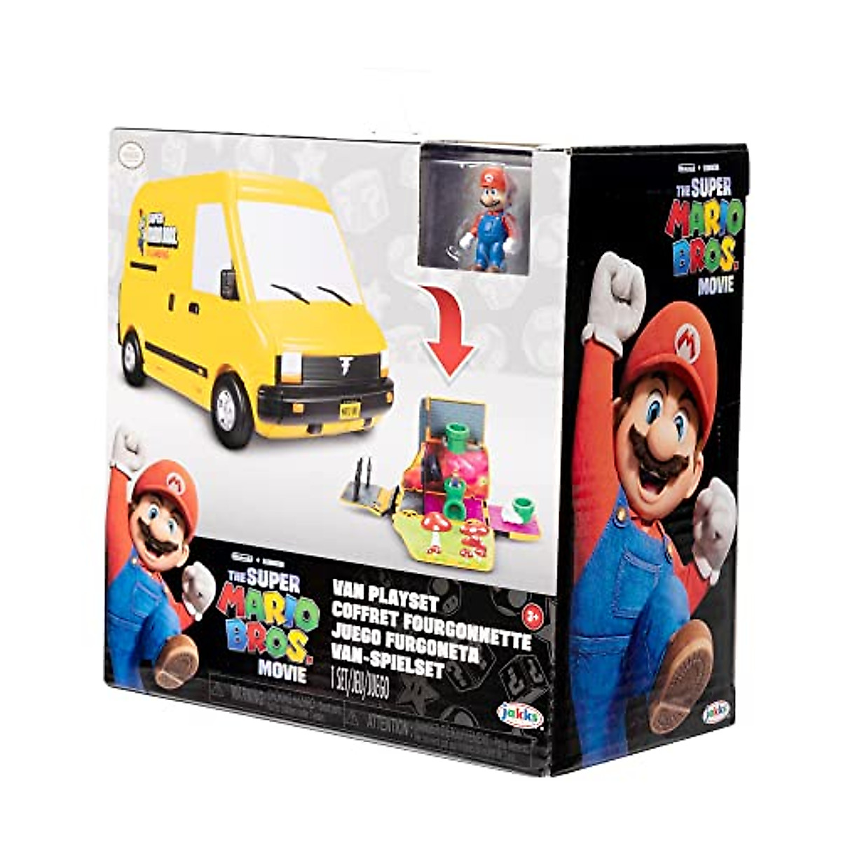 THE SUPER MARIO BROS. MOVIE – Van Playset with 1.25” Mini Mario Figure
