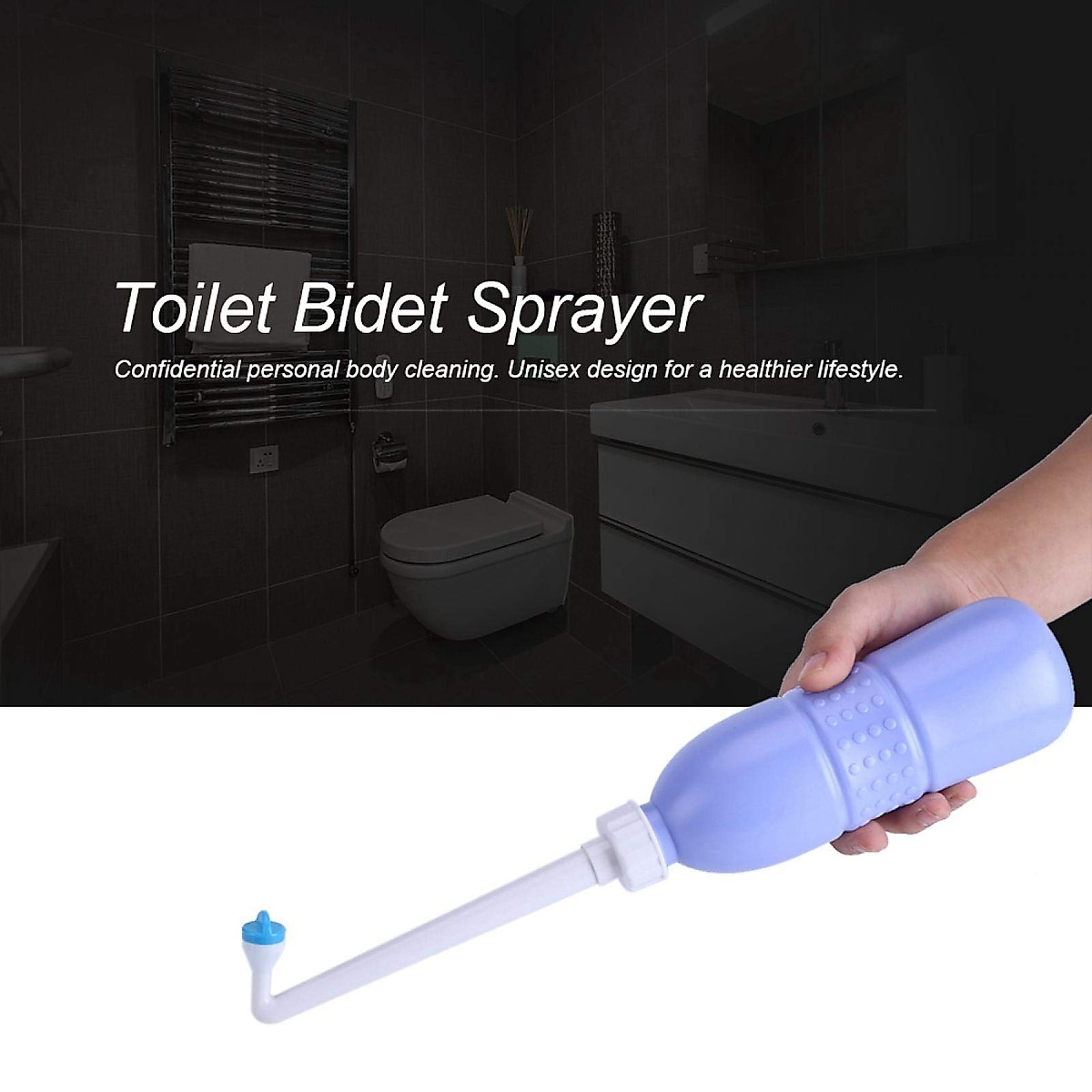 620ml Portable Bidet Handheld Sprayer Bidet Spray Water Wash Toilet Bidet Shower for Toilet Bathroom Home Travel