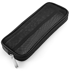 Mesh Makeup Brush Pouch Breathable Mesh Toiletry Bag Travel Toothbrush Bag Multifunctional Cosmetic Organizer for Men Women