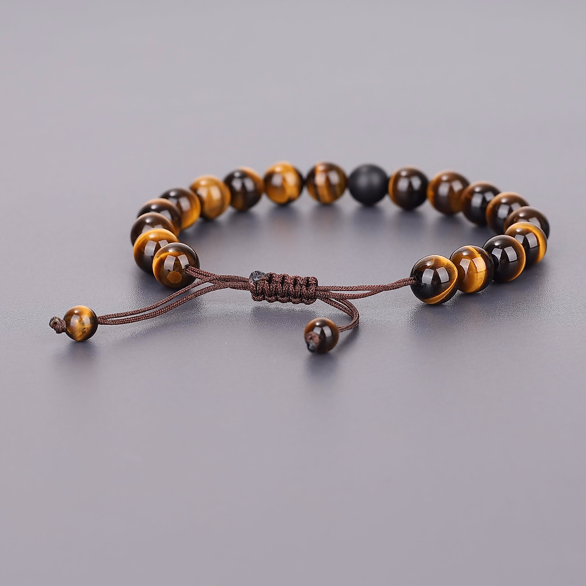 COAI You Complete Me Onyx Tiger Eye Stone Bracelets for Couples