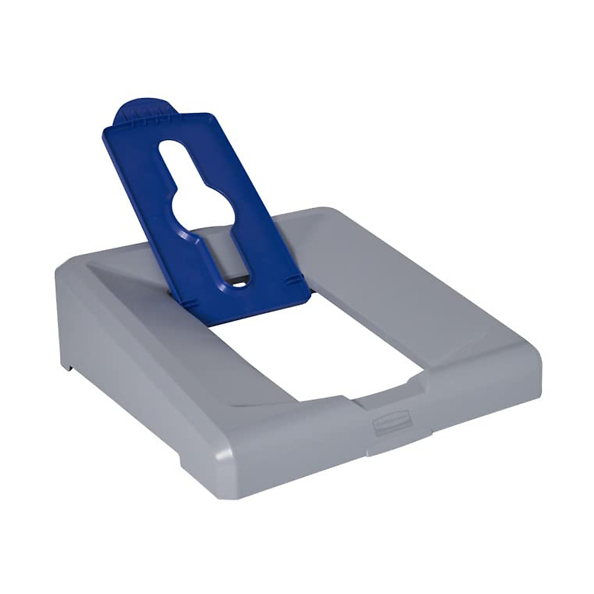 Rubbermaid Commercial Products Slim Jim Recycling Station 1-Stream Mixed Recycling Bin/Can/Kit/Station, 33 GAL, for Kitchens/Classrooms/Offices/Back of House/Colleges/Commercial Facilities (2171557)