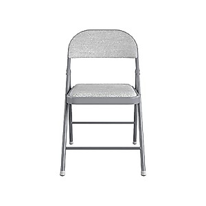 COSCO SmartFold® Fabric Folding Chair, 4-Pack, Gray