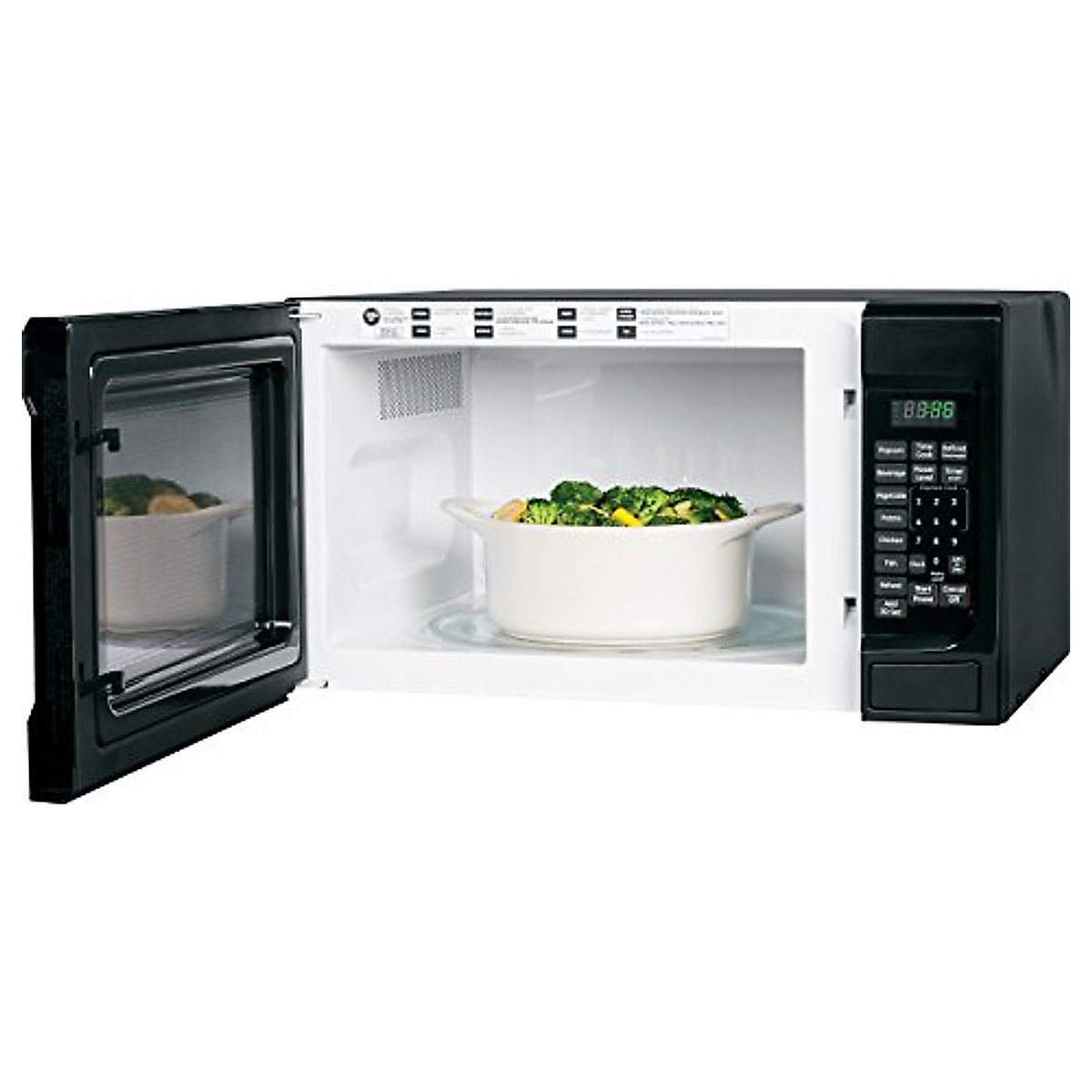 GE APPLIANCES JES1460DSBB Countertop Microwave, 1.4 cu. ft, black