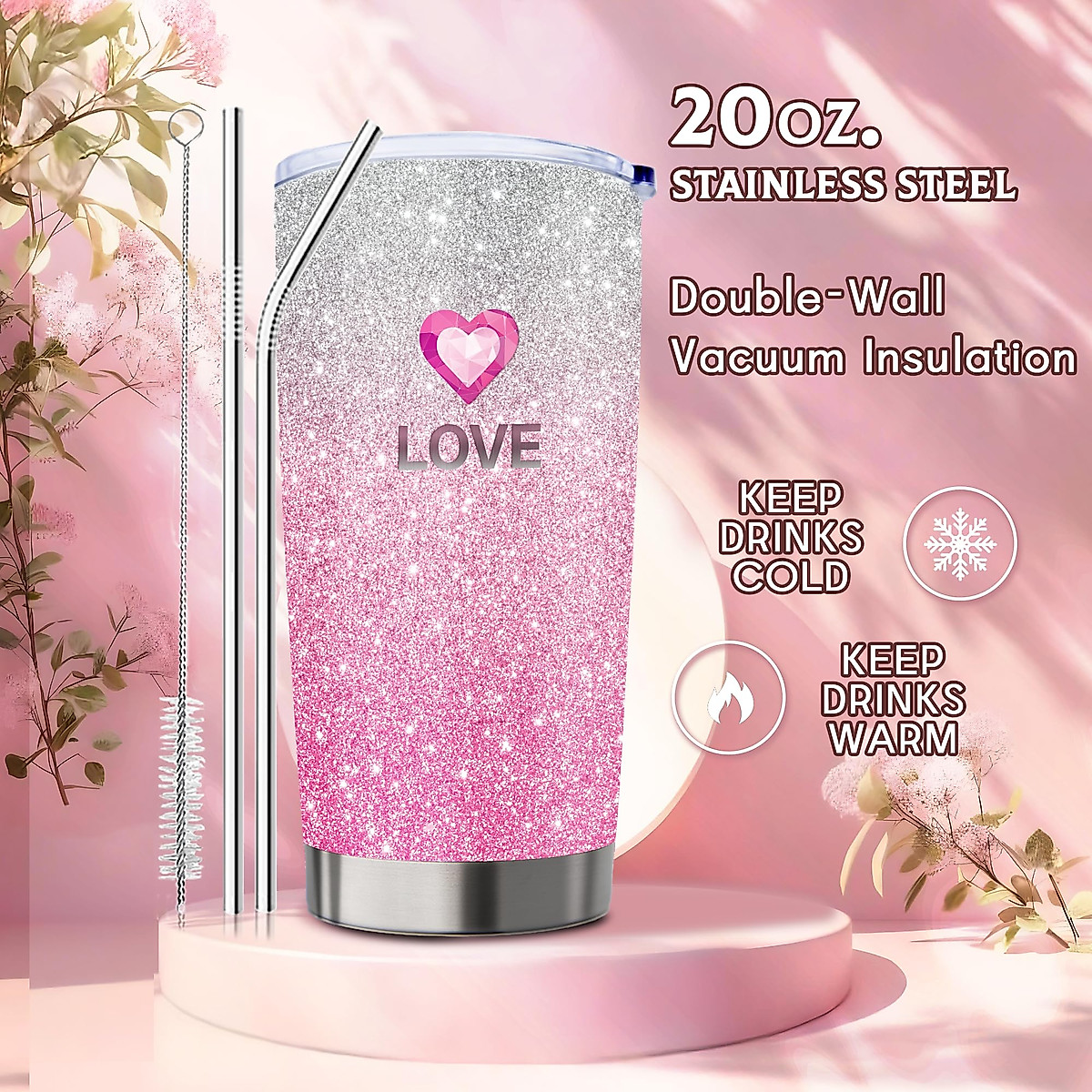 Mzoyell Get Well Soon Gift Baskets for Women, Get Well Gifts for Women After Surgery Care Package 9pc, Self Care Gift Set, Thinking of You Feel Better Gift Box for Sick Friend(Pink)