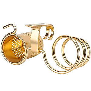 Wall Mount Hair Dryer Holder Rack Organizer, Bathroom Hair Dryer Holder Stand Wall Mounted Organizer Multipurpose Hanging Rack for Home (Matte-c8)