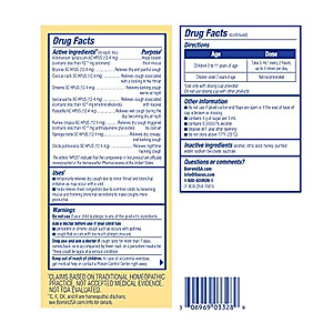 Boiron Chestal Honey Children's Cough Syrup for Nasal and Chest Congestion, Runny Nose, and Sore Throat Relief - 6.7 Fl oz