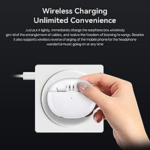 UMIDIGI Ablebuds Free Wireless Earbuds,Bluetooth 5.2 Headphones Noise Cancellation Earphones Stereo Bass Earphones，IP55 Waterproof Sports 27H Playtime in-Ear Built-in Mic Headset ENC Clear Calls