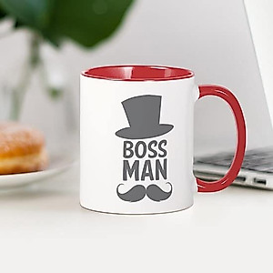 CafePress Boss Man Mug Ceramic Coffee Mug, Tea Cup 11 oz