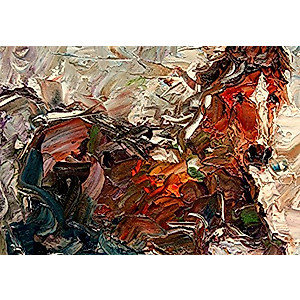 (SOLD) Time to Shine - equestrian painting by internationally renown painter Andre Dluhos