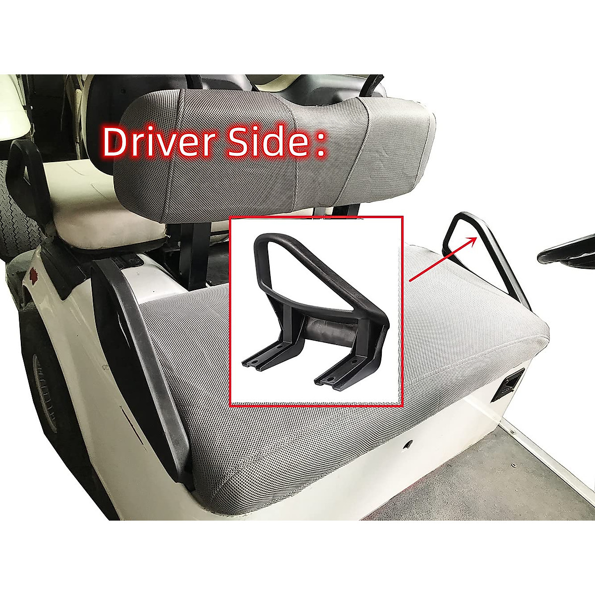 Dr.Acces EZGO Golf Cart Arm Rest Hip Restraint Driver Side for EZGO TXT 1994-UP Gas&Electric Replace# 71701-G01
