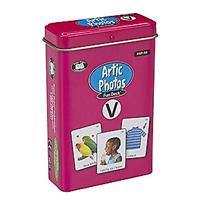 Super Duper Publications | Articulation Photos V Fun Deck Flash Cards | Educational Learning Resource for Children