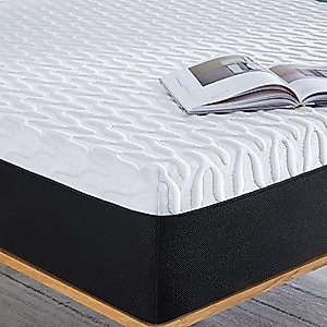 CHITA Twin Size Hybrid Mattress,11 Inch Cool Gel Fiberglass Free Hybrid Mattress, Medium Firm Mattress in a Box,CertiPUR-US Certified,10 Years Warranty