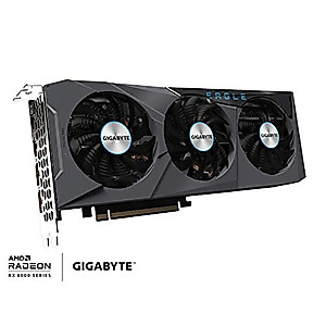 GIGABYTE Radeon RX 6700 XT Eagle 12G Graphics Card, WINDFORCE 3X Cooling System, 12GB 192-bit GDDR6, GV-R67XTEAGLE-12GD Video Card