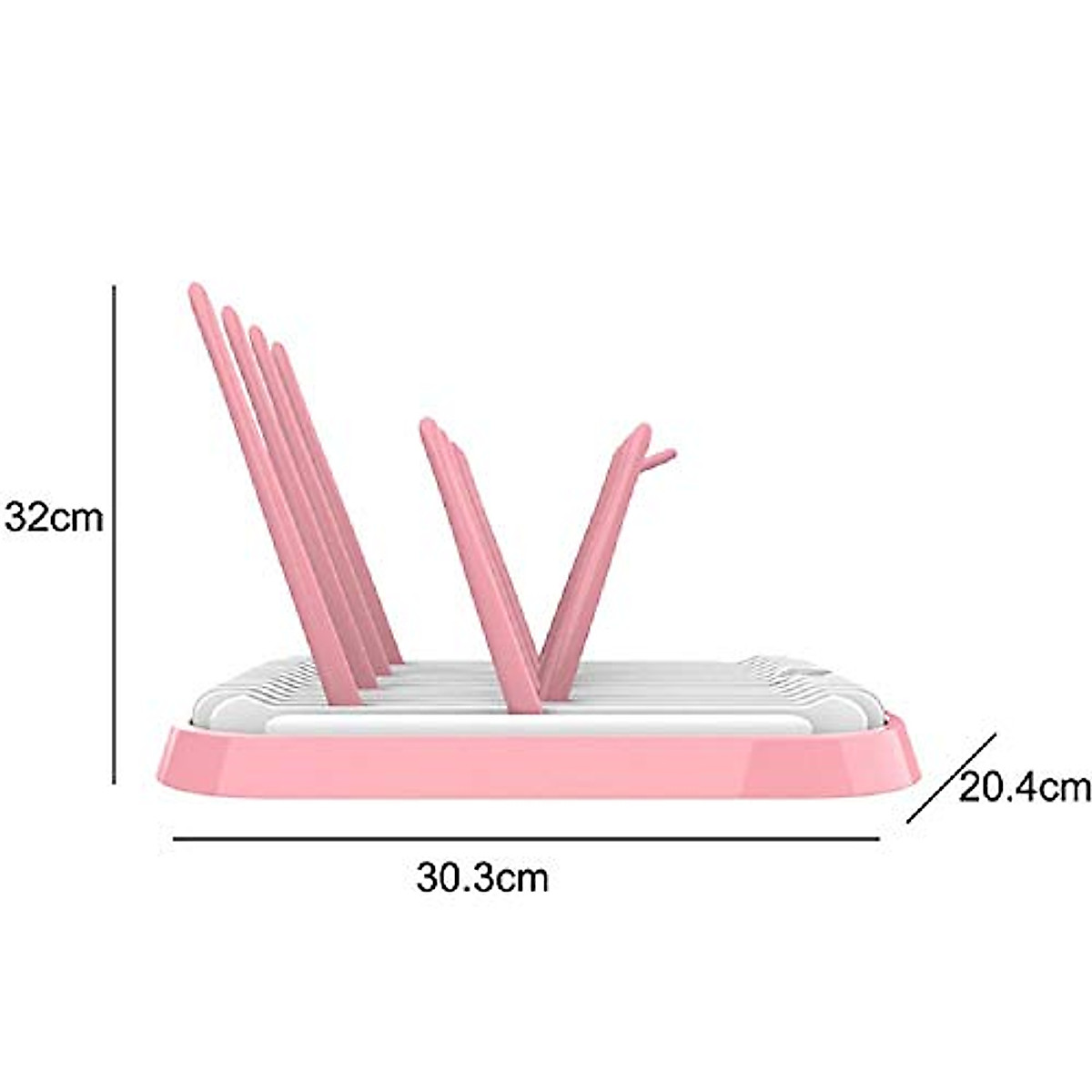 Easycomf Baby Bottle Drying Rack Dryer Space Saving Travel Holder for Pump Cup Accessories