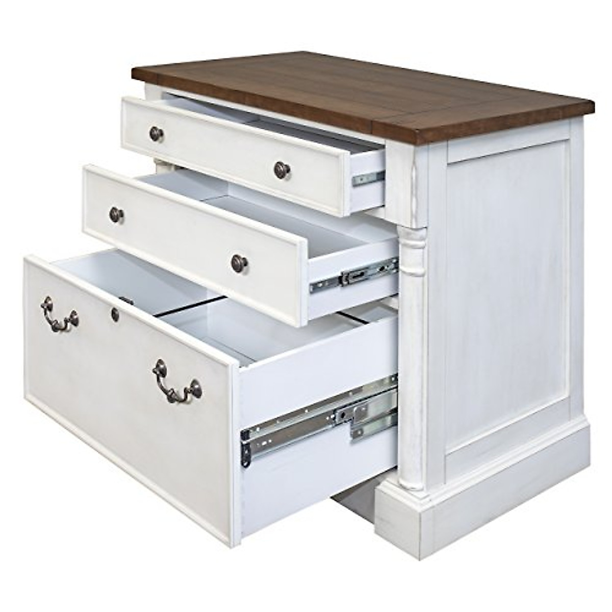 Martin Furniture Durham Lateral File, White