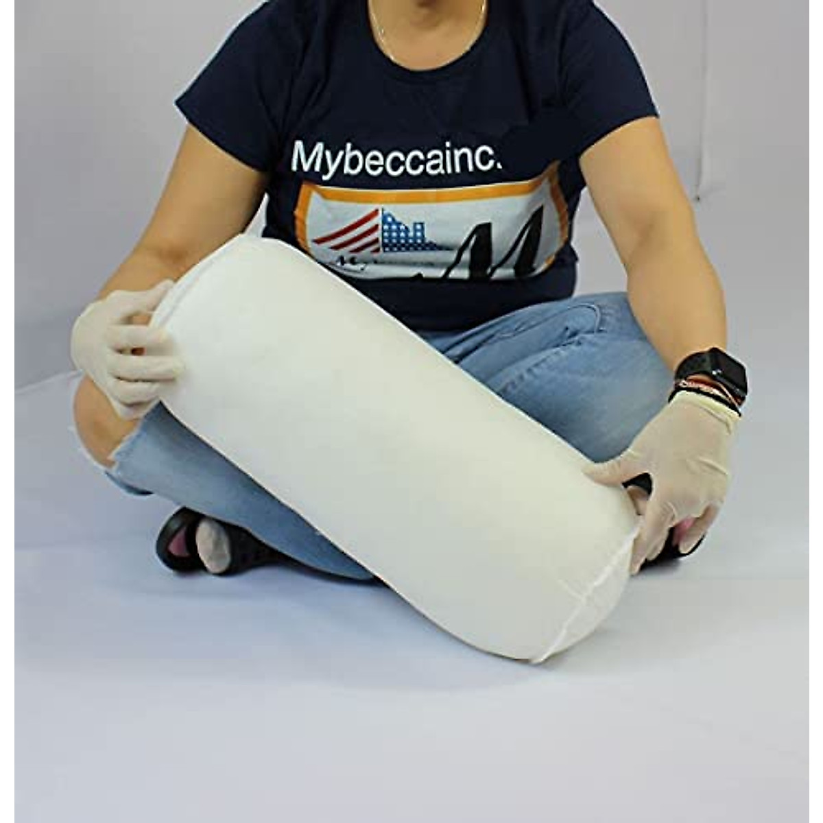 6 X 16 inches Bolsters Pillow Form Inserts for Shams White Hypoallergenic Pillow Insert Premium Made in USA