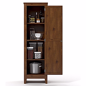 Ameriwood Home Single Door Pantry, Old Fashioned Pine