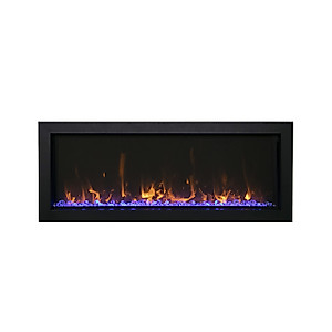 Amantii BI-30 Extraslim Indoor or Outdoor Electric Fireplace