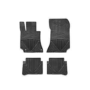 WeatherTech All-Weather Floor Mats for Mercedes E 63 AMG, E-Class, E 63 AMG S - 1st & 2nd Row (MB W212 B), Black