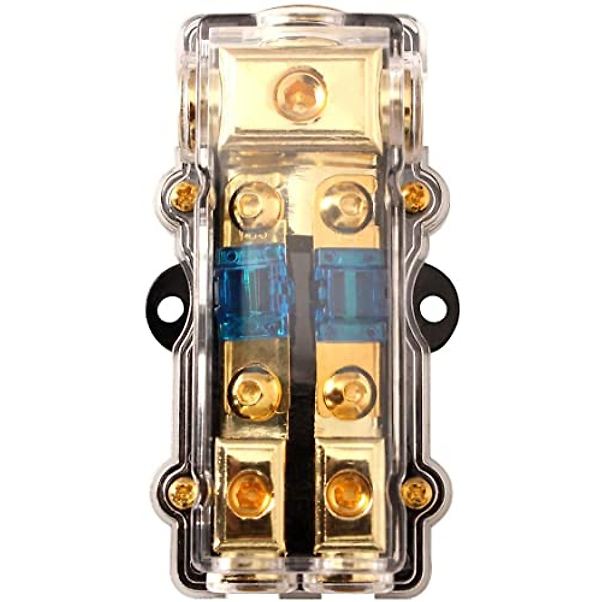 Car Stereo Audio Inline Fuse Holder Distribution Block Car Audio Fuse Holder Distribution Block 0 2 4 AWG in 4 6 8 Gauge Out