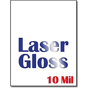 Heavyweight Laser Glossy Cardstock (Single Sided Laser Gloss) - 50 Sheets