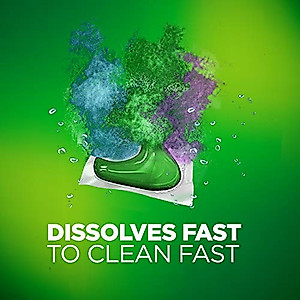 Cascade Platinum Dishwasher Pods, ActionPacs Dishwasher Detergent with Dishwasher Cleaner Action, Fresh Scent, 36 count