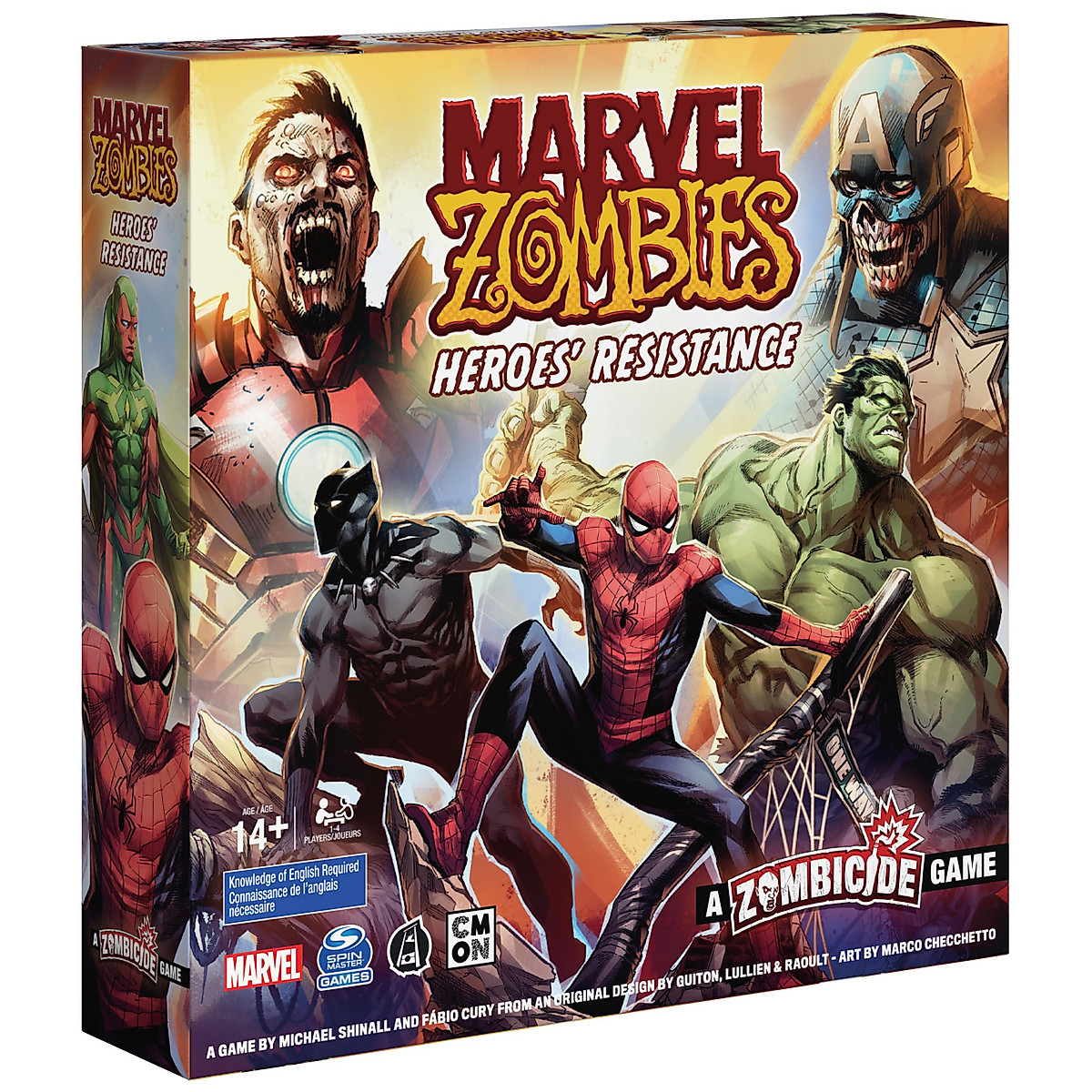 Spin Master Games, Marvel Zombies: Heroes’ Resistance, A Zombicide Game, Collectible Marvel Figurines, for Fans of Marvel Rivals & Action Movie Toys, 1-4 Players, for Adults & Teens Ages 14 & Up
