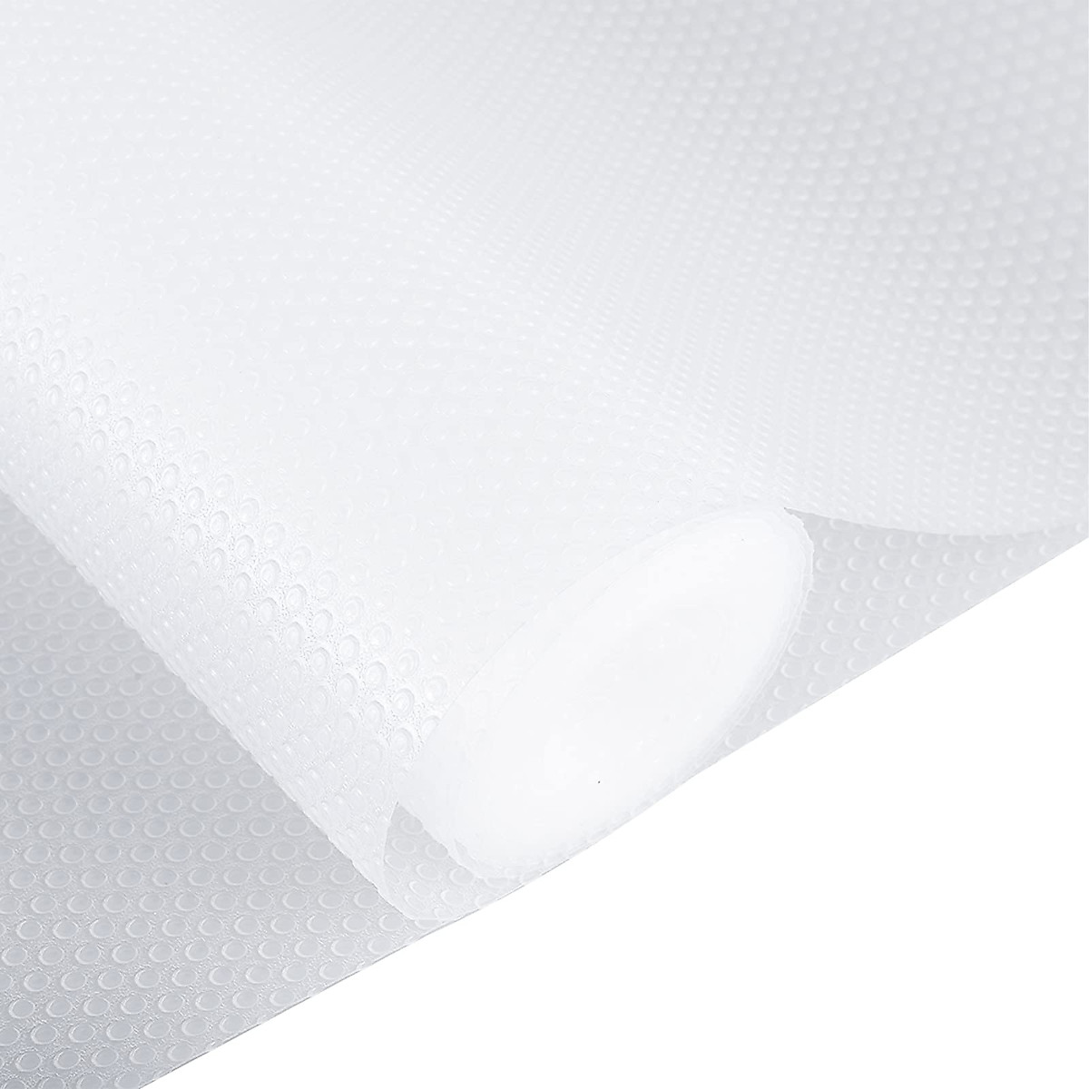 XMSound Thicken Wire Shelf Liner,13.5" x157Inch Heavy Duty Waterproof/Transparent/Raindrop Non-Slip Refrigerator Mats for Metal Shelving, Drawer Liner