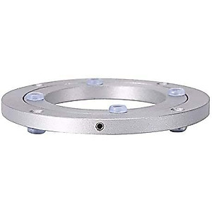 Dining Table Turntable, Heavy Duty Aluminium Alloy Rotating Bearing Swivel Plate Tabletop Round Smooth Turntable for Kaleidoscopes Tabletop Serving Trade Show Displays(10 Inch)