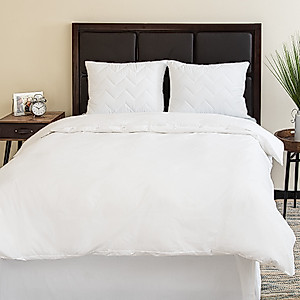 Superity Linen Duvet Cover Twin Size - Soft, Breatheable, Comfortable, and Allergy Free - Protects Comforter Against Dust, Dirty, and Stains - 100% Cotton - 200 Thread Count - (68 X 86)